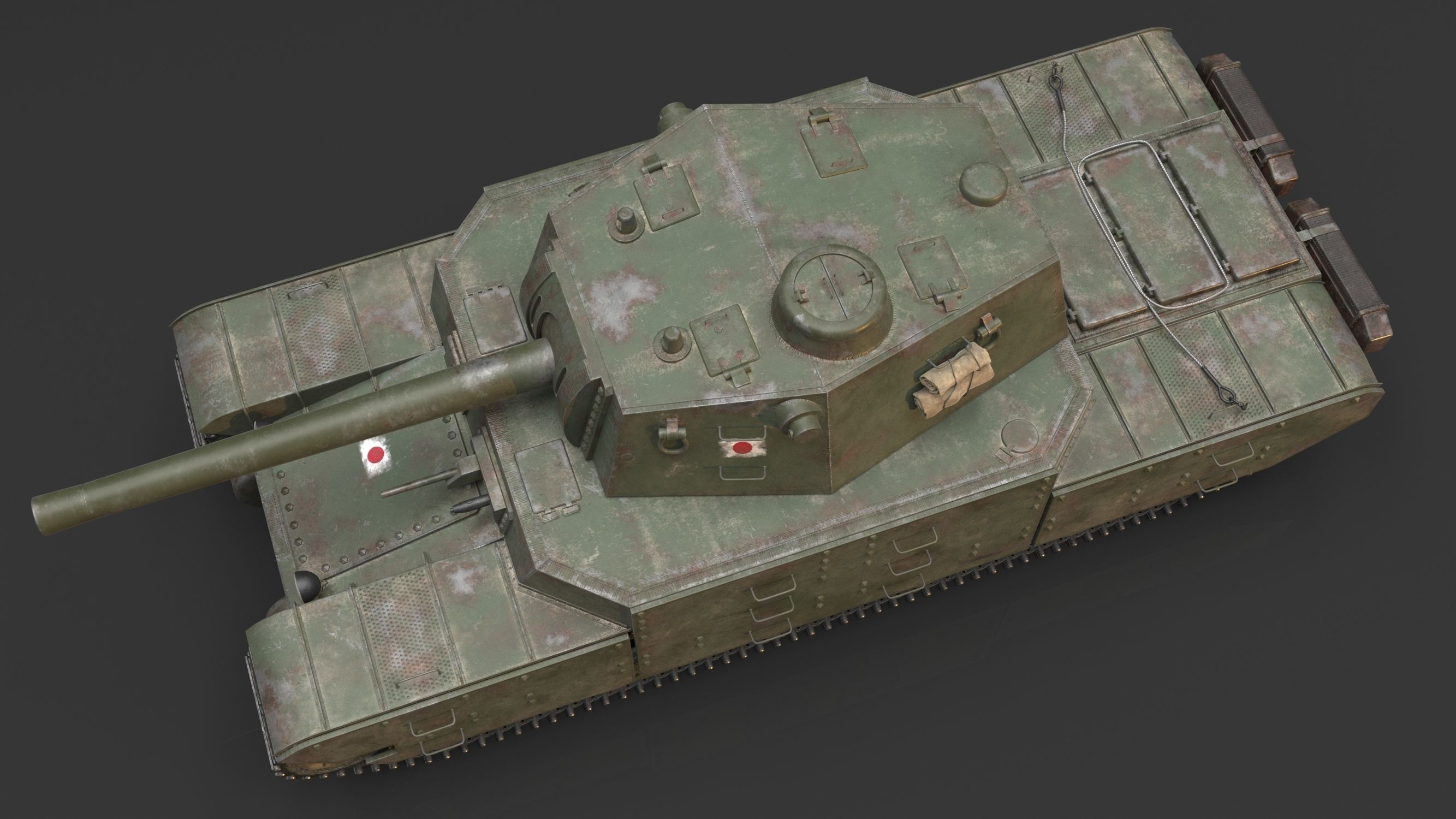 Type 2605 Super Heavy Tank Camouflages set 3D model | CGTrader