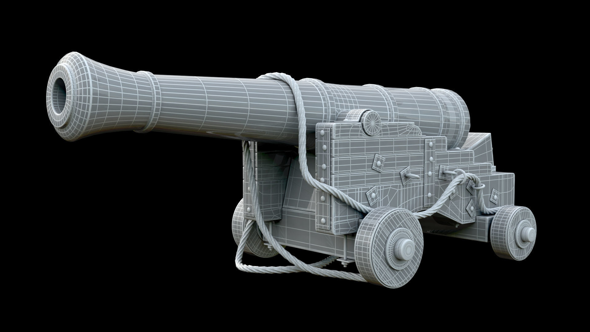 Medieval Gun 3D model | CGTrader