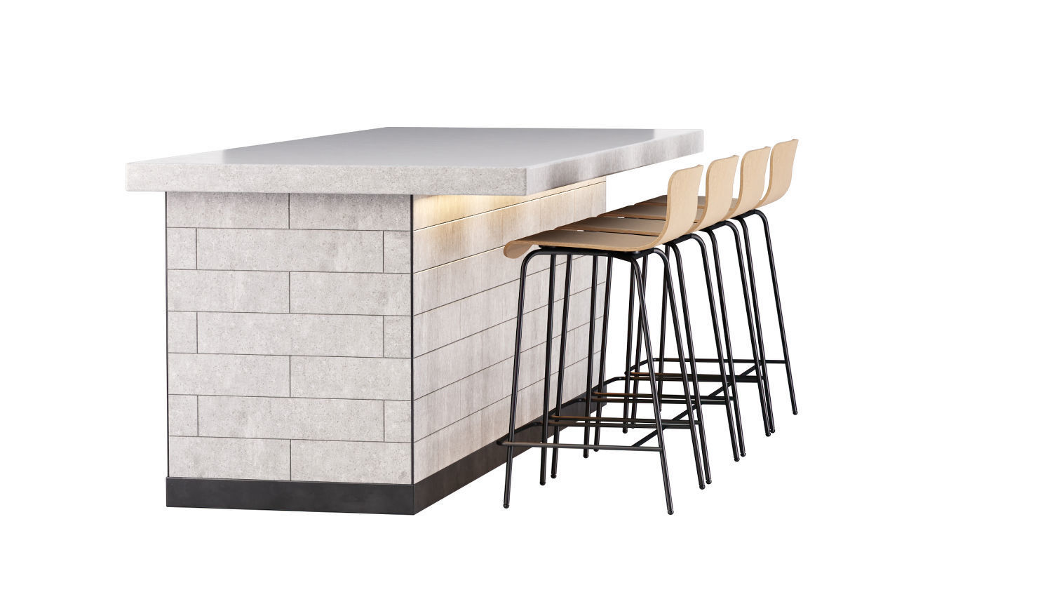 Jack Bar Furniture Set V2 3D model | CGTrader