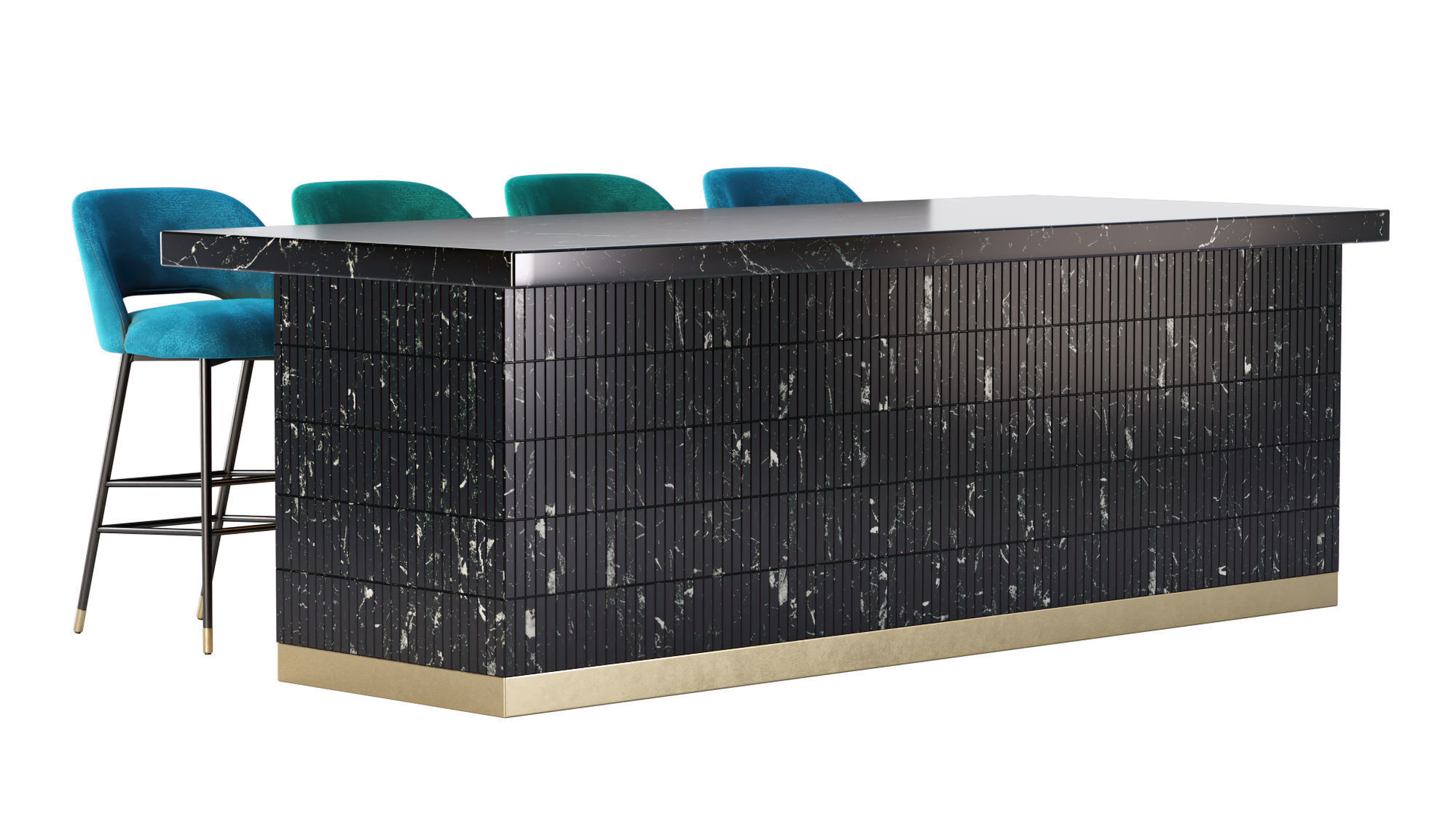 Jack Bar Furniture Set V3 3D model | CGTrader