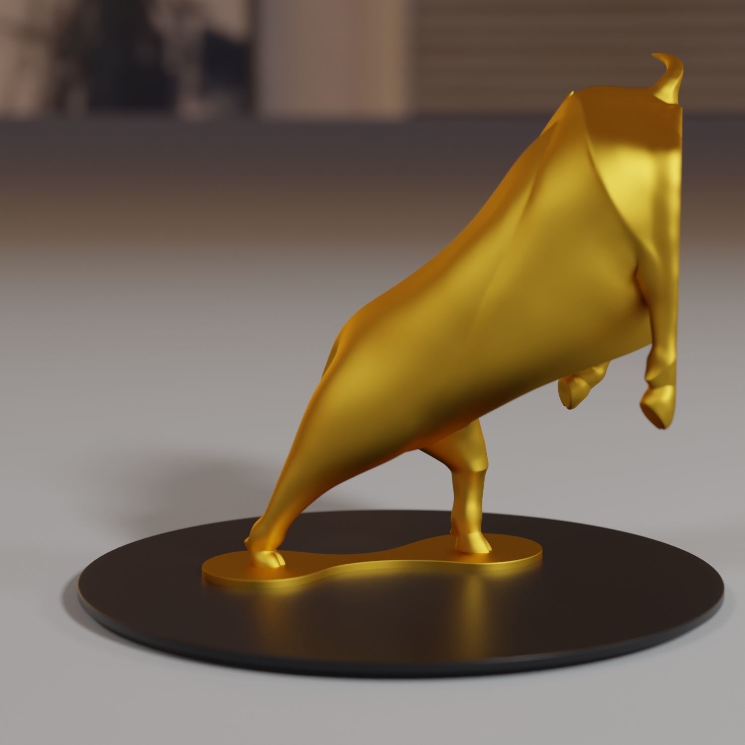 Art Deco Bull Book End - Simplified Version 3D model 3D printable | CGTrader