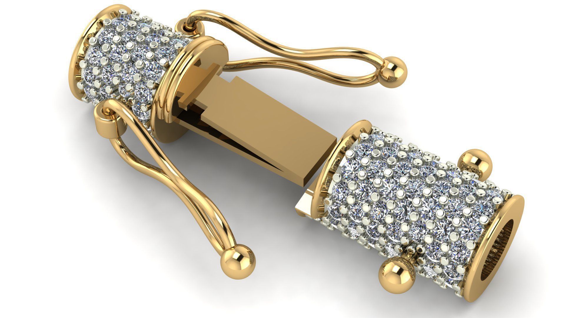 3D model Diamond Cylinder Shaped Lock VR / AR / low-poly | CGTrader