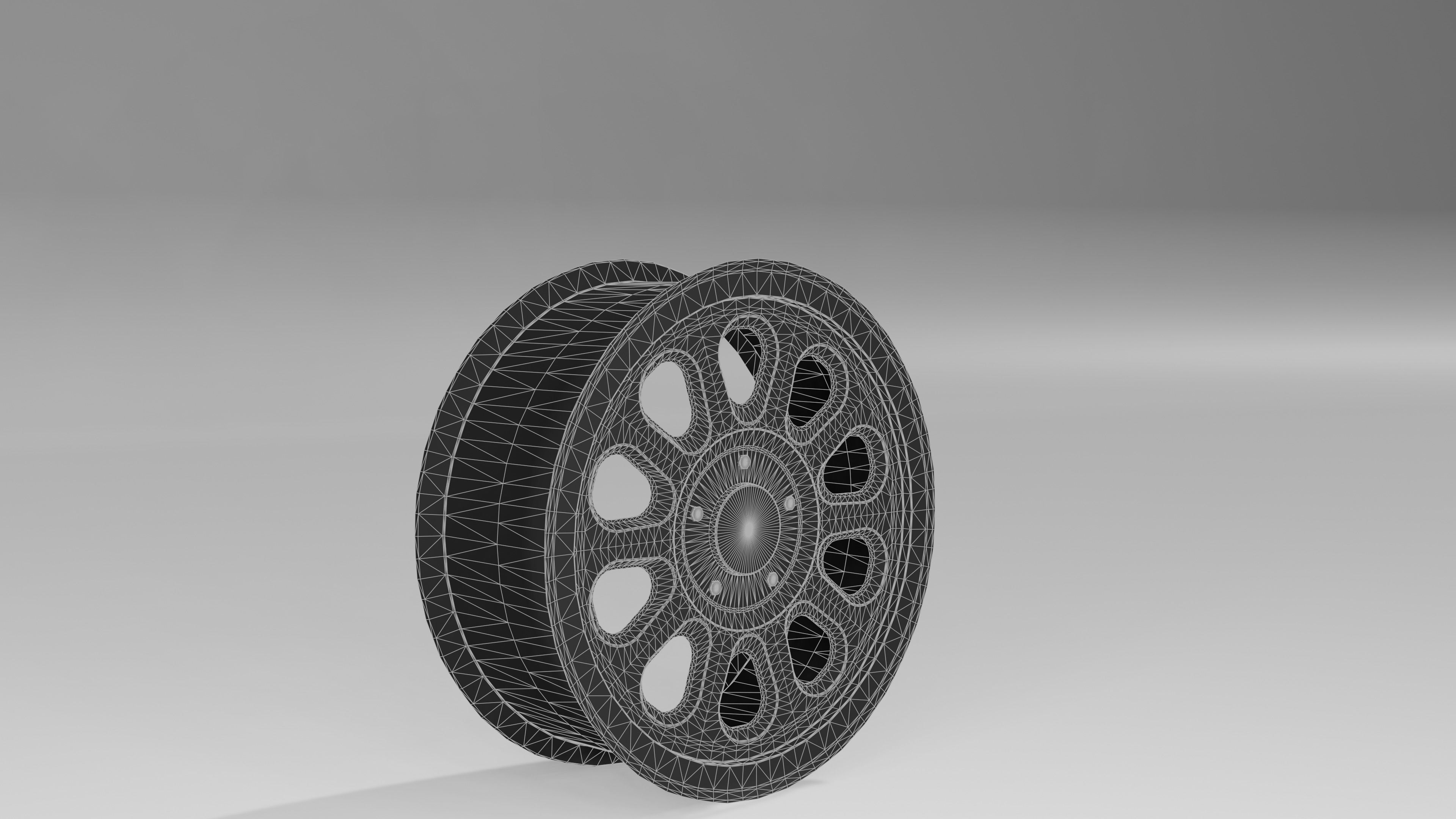 Mid-poly Offroad Rims free VR / AR / low-poly 3D model | CGTrader