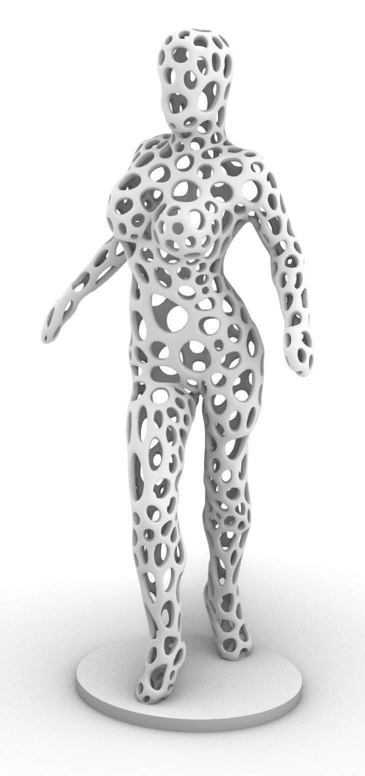 Human body dummy with truss 3D model 3D printable | CGTrader