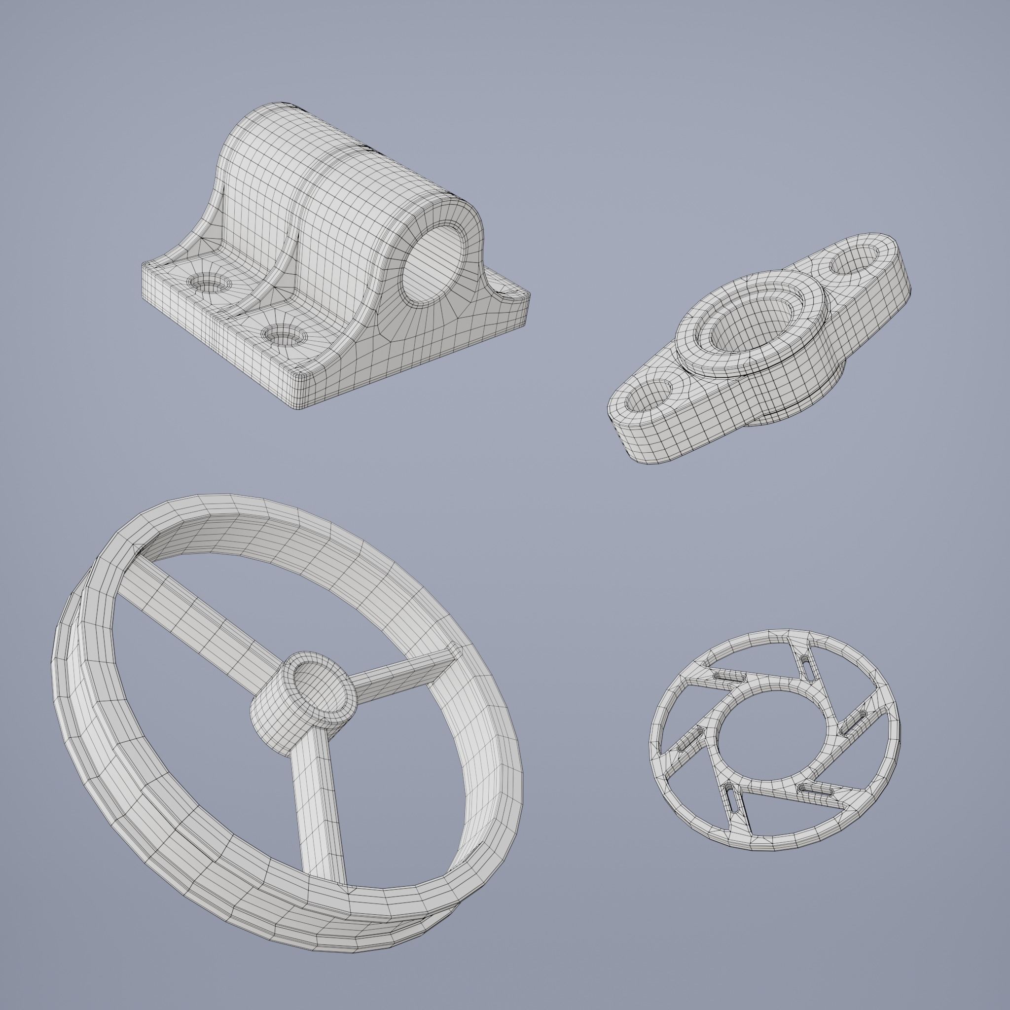Free Mechanical Parts free 3D model | CGTrader
