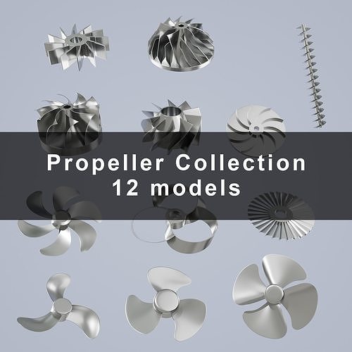 Propeller Collection 3D model | CGTrader