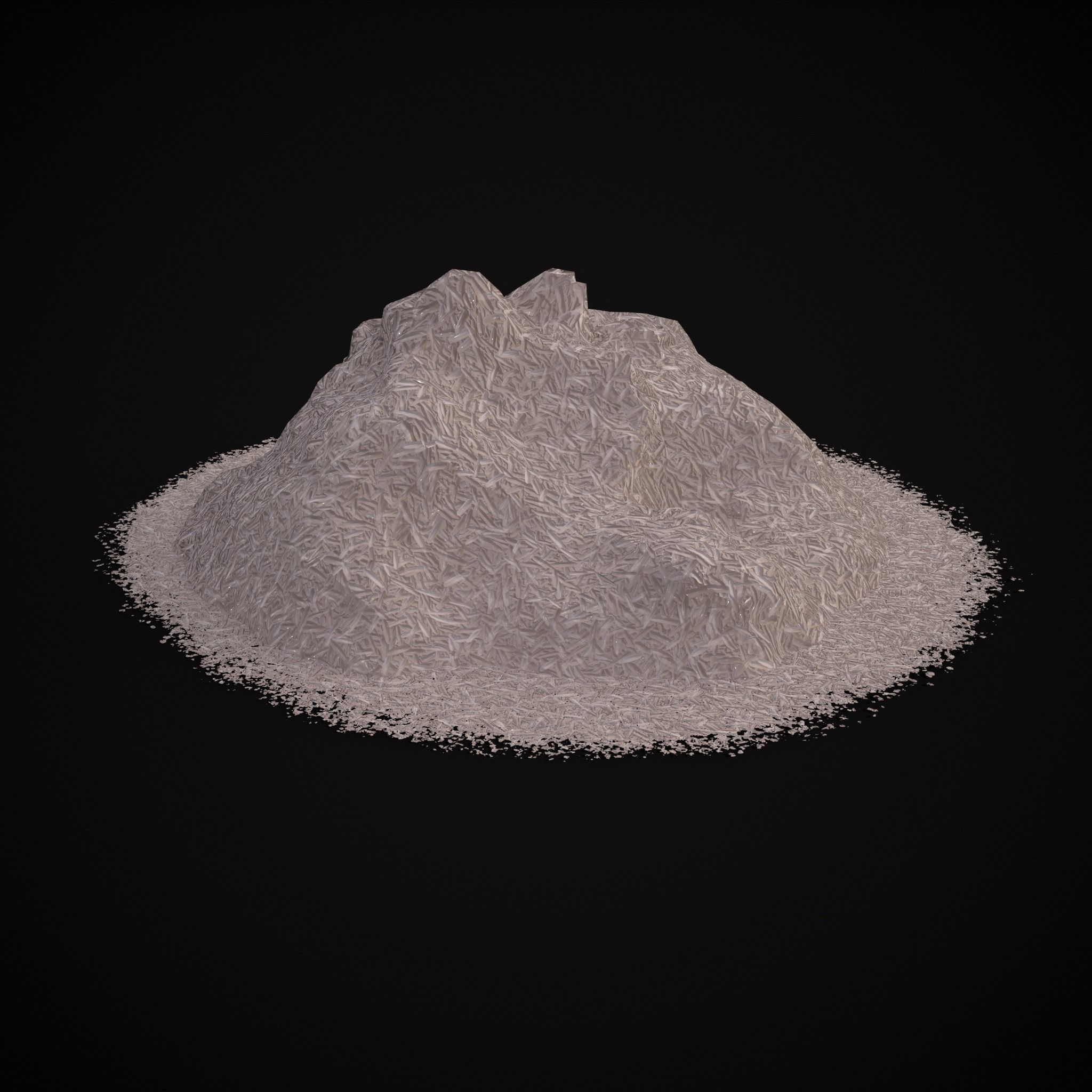 3D model White Rice Piles VR / AR / low-poly | CGTrader