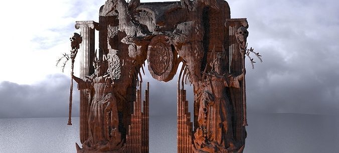 Dantes Underworld Dimension gateway 1 3D model | CGTrader