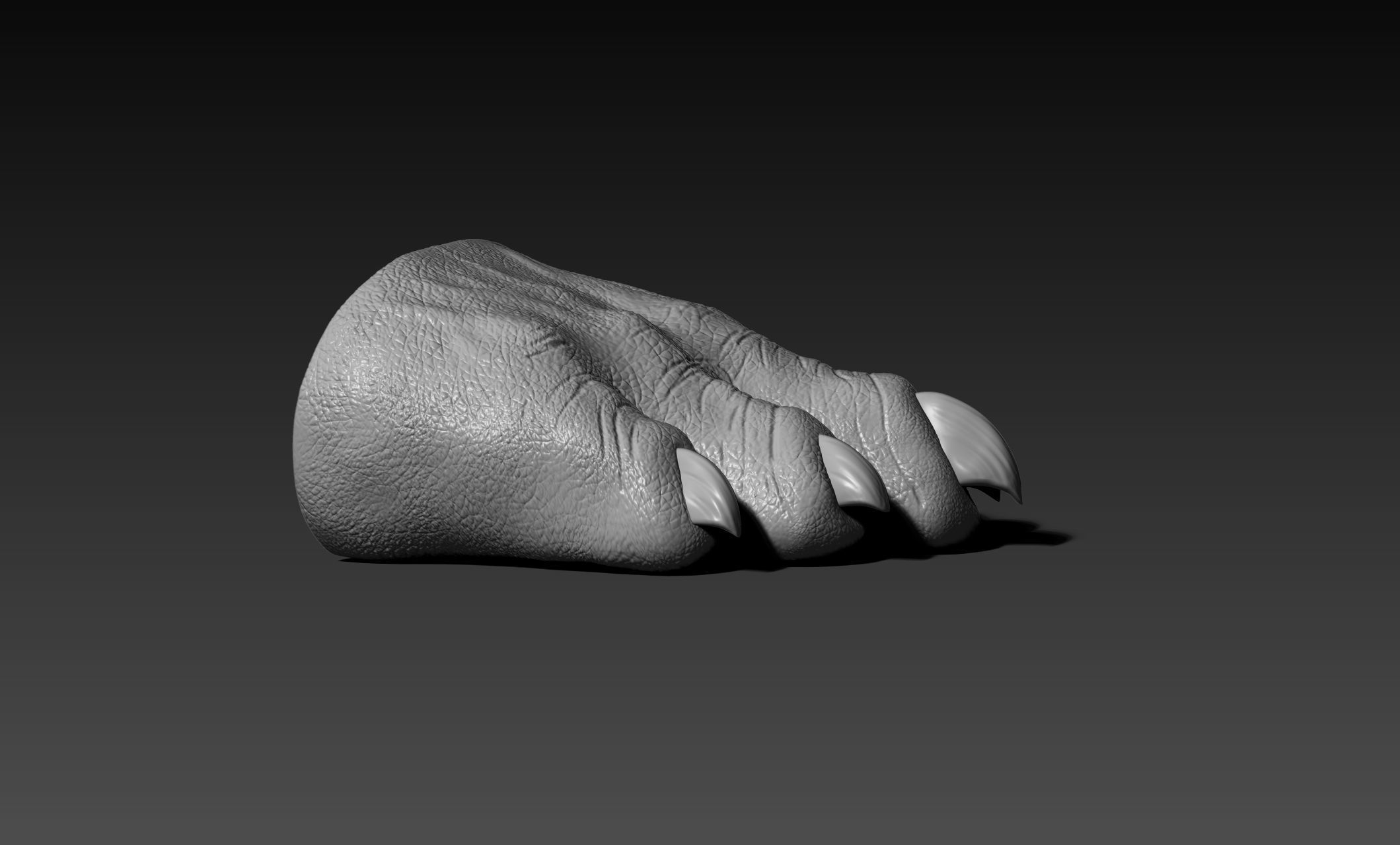 Black Krrsantan Toes Feet cosplay 3D model 3D printable | CGTrader