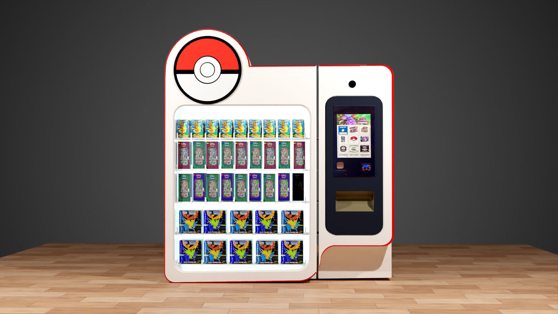 3D model Pokemon Vending Machine VR / AR / low-poly | CGTrader