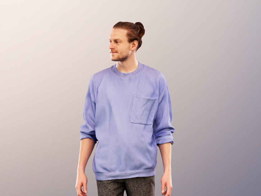 3D model Milo 11469 - Walking Casual Man VR / AR / low-poly | CGTrader