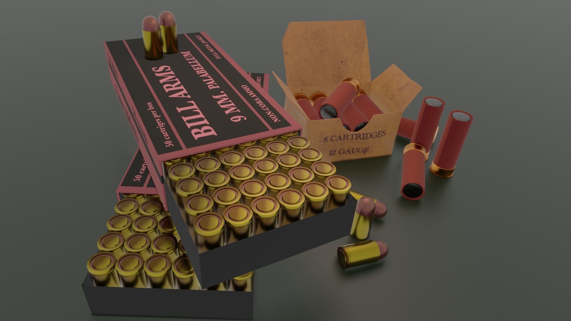 3D model Ammunition prop 3d model VR / AR / low-poly | CGTrader