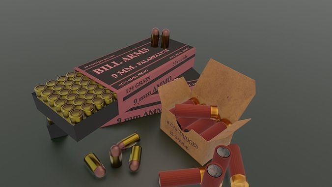 3D model Ammunition prop 3d model VR / AR / low-poly | CGTrader