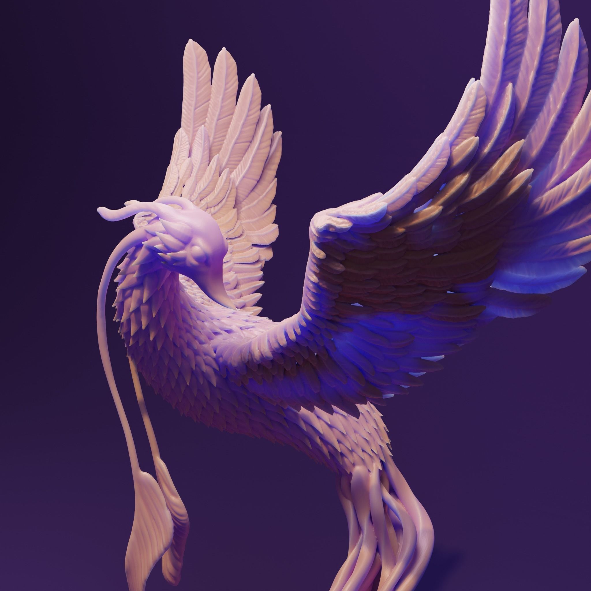 Phoenix 3D model 3D printable | CGTrader