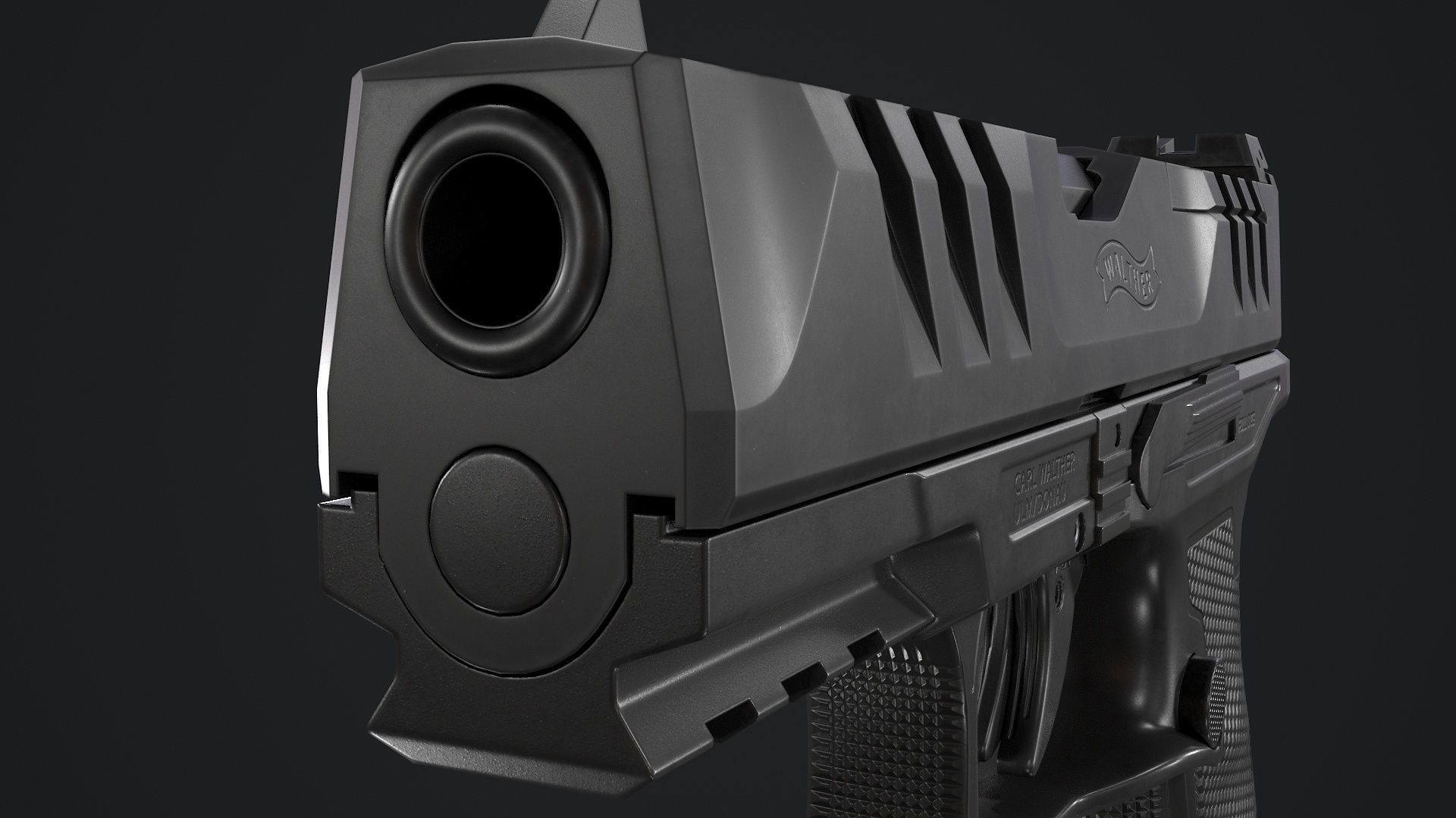 3D model Walther PDP Full-Size VR / AR / low-poly | CGTrader
