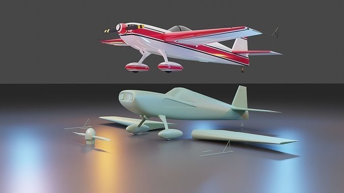 Plane - 3D print model two airplanes 3D model 3D printable | CGTrader