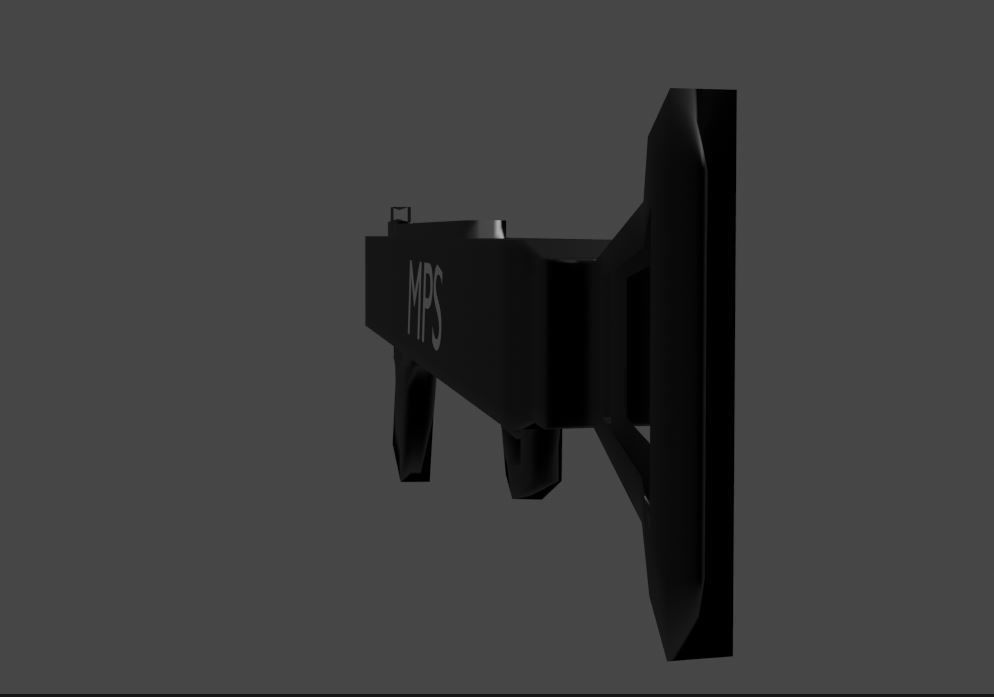 3D model MPS Gun VR / AR / low-poly | CGTrader