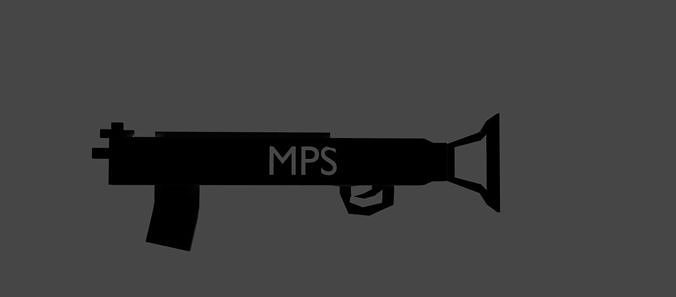 3D model MPS Gun VR / AR / low-poly | CGTrader