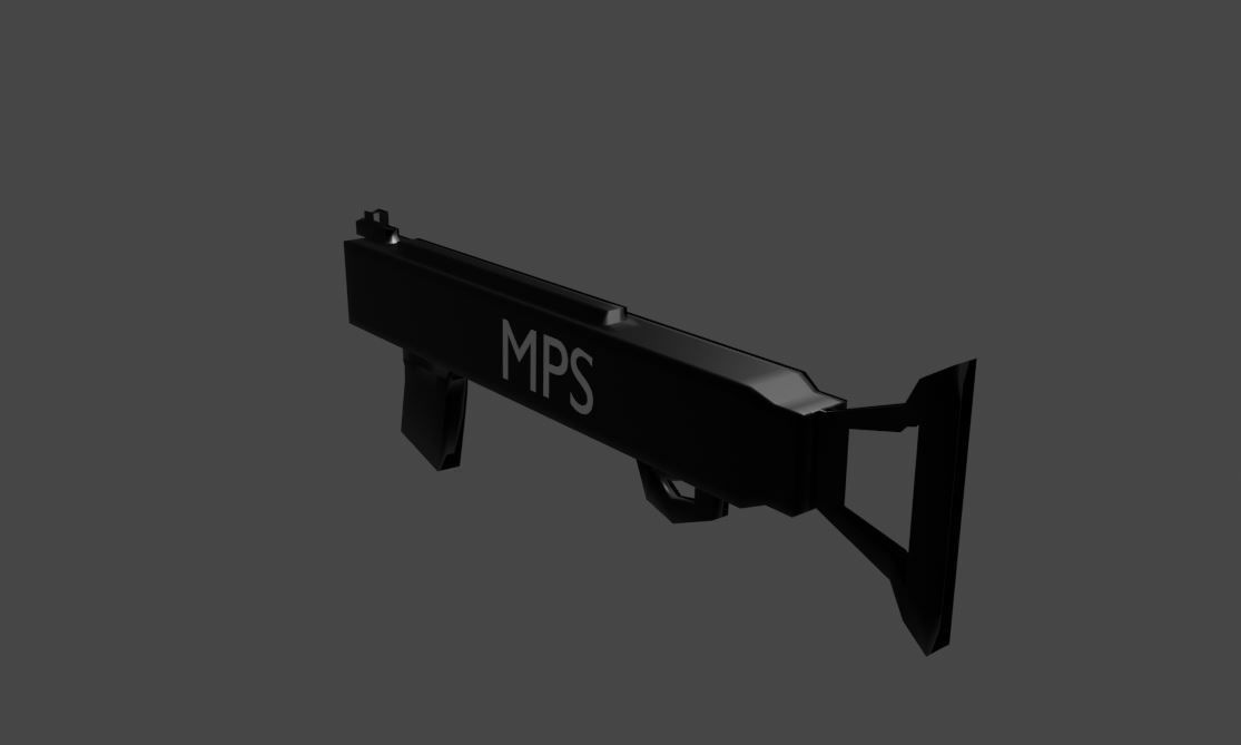 3D model MPS Gun VR / AR / low-poly | CGTrader