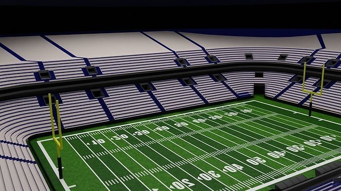 3D model American football stadium VR / AR / low-poly | CGTrader