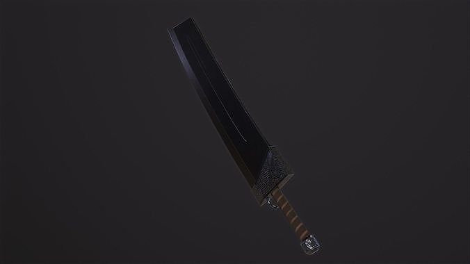 3D model Fantasy Broadsword PBR VR / AR / low-poly | CGTrader