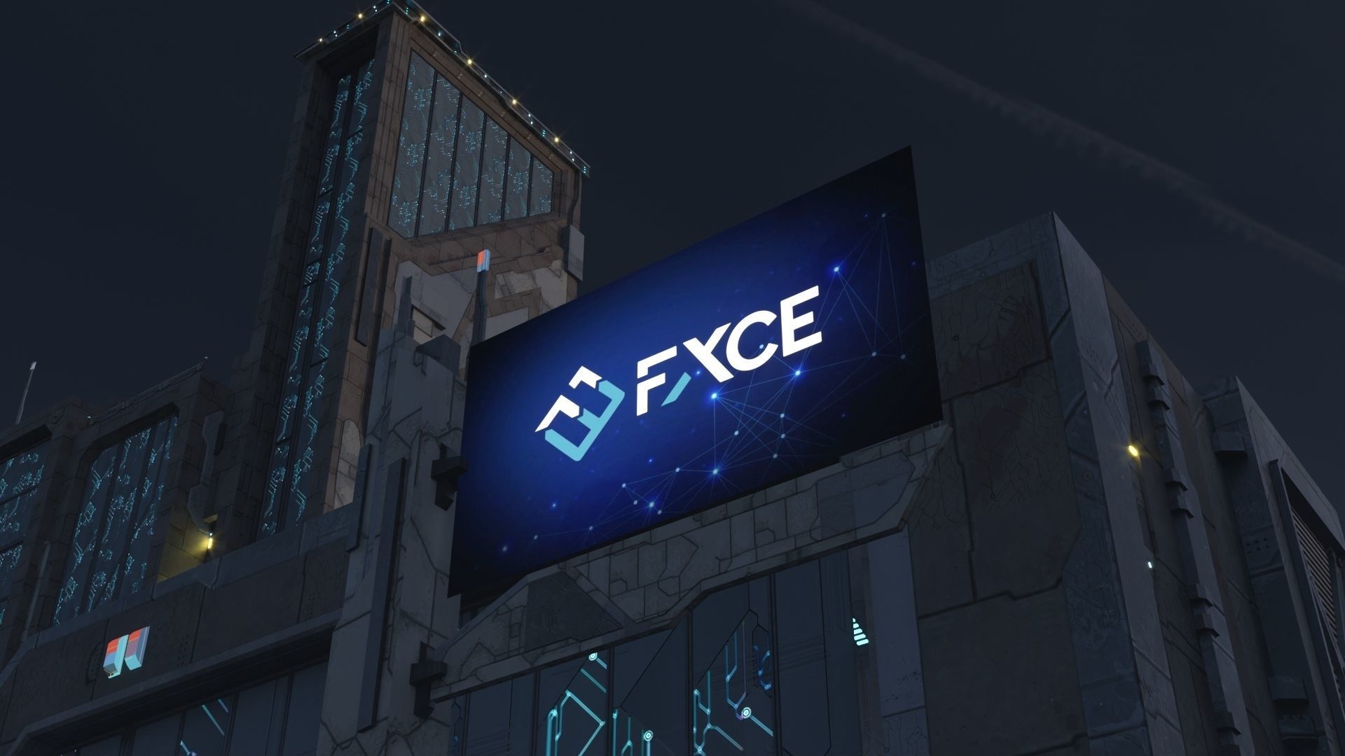 FXCE City 3D model animated | CGTrader