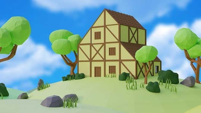 3D model Low poly game asset pack VR / AR / low-poly | CGTrader