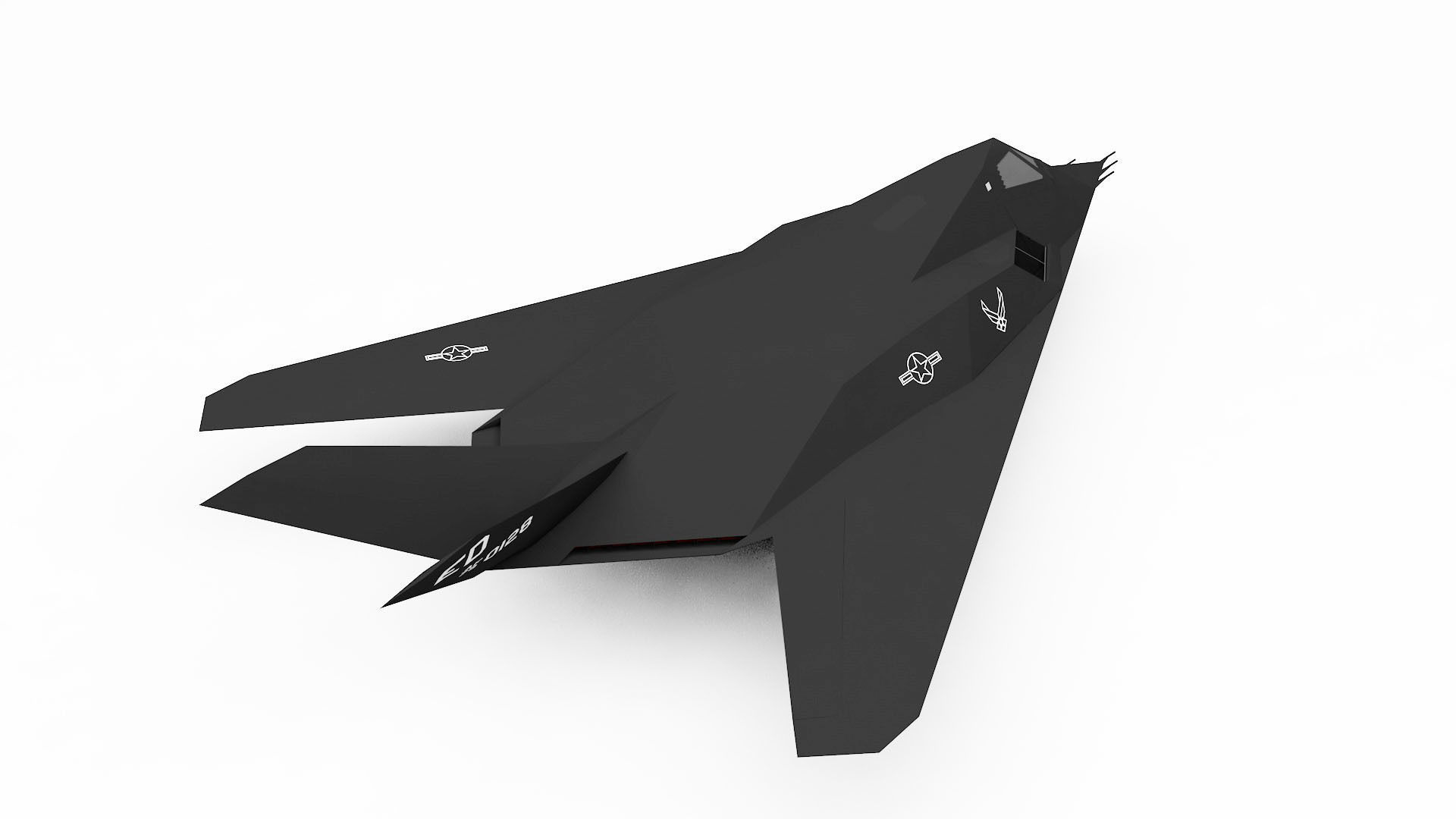 Lockheed F-117 Nighthawk 3D model | CGTrader