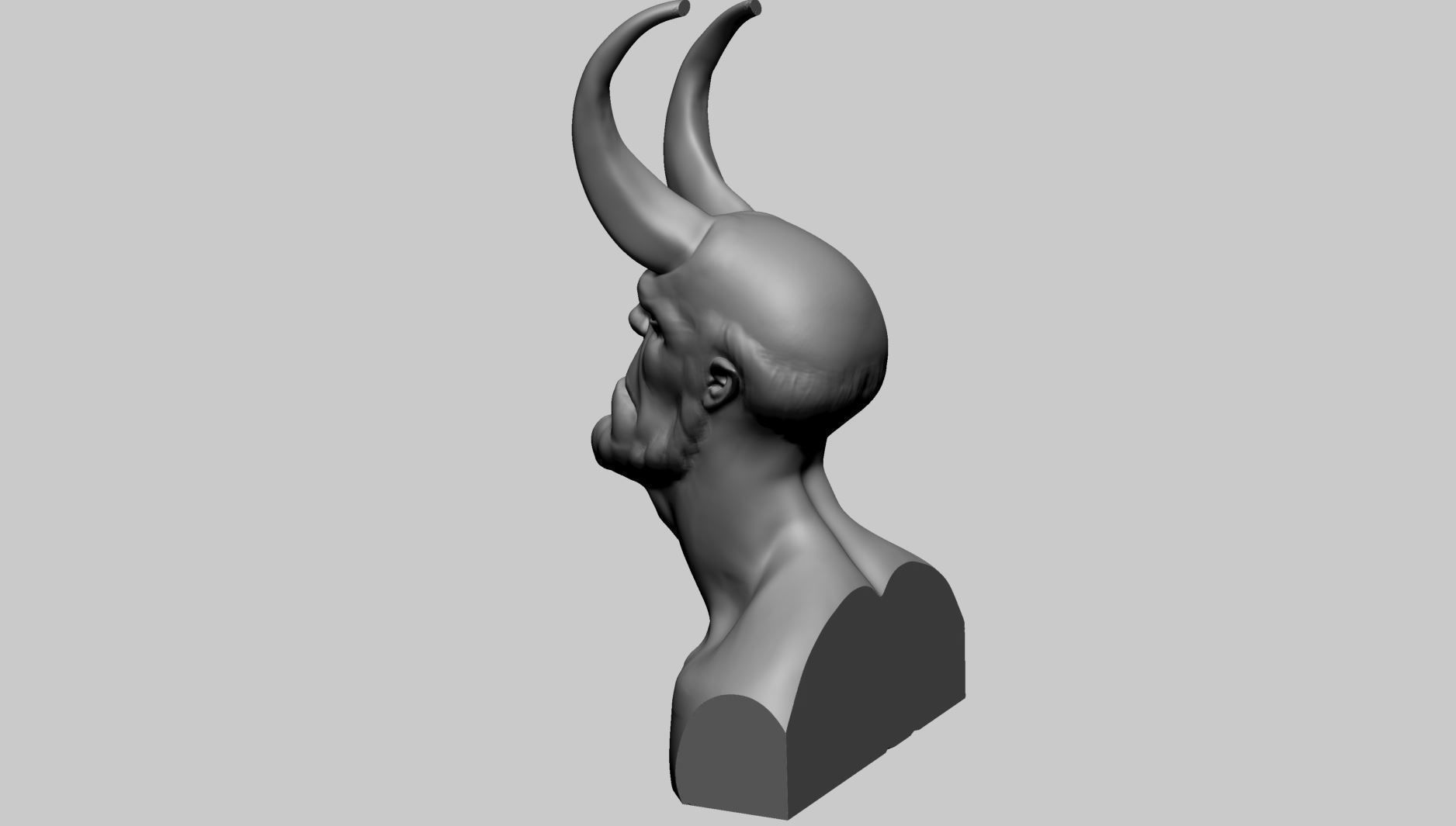Hellboy Bust Printable A 3D model 3D printable | CGTrader
