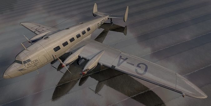 DeHavilland DH-91 Albatross 3D model | CGTrader