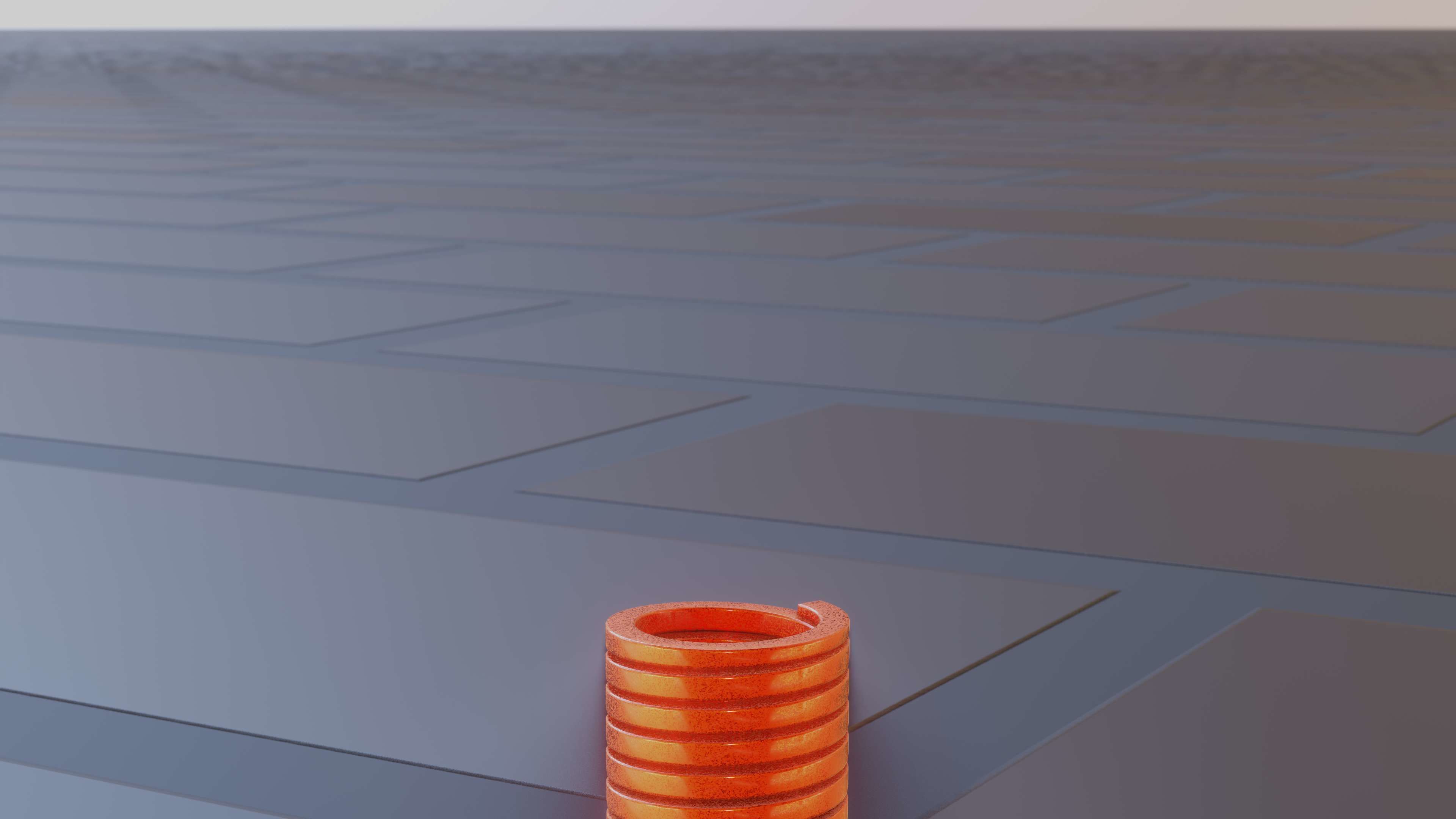 E-Scooter Spring with Procedural PBR Material Setup 3D model | CGTrader