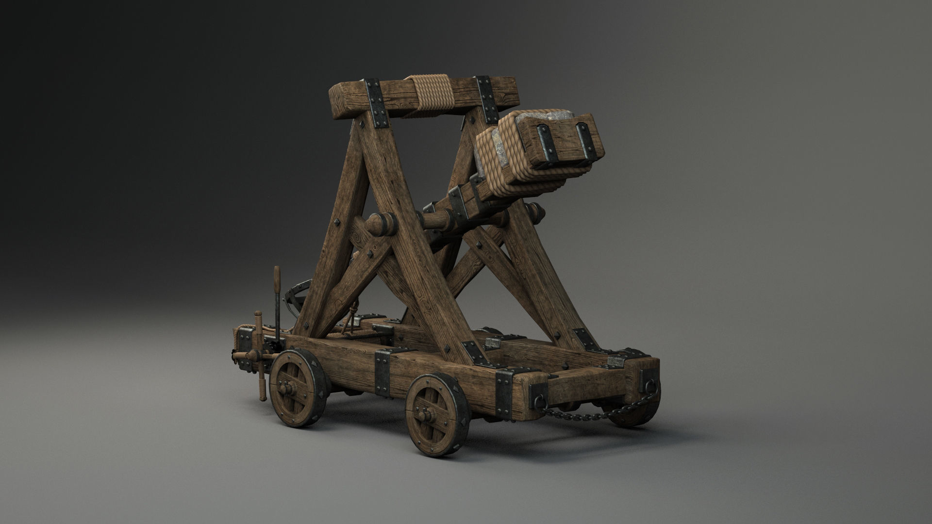 Medieval Catapult 3D model | CGTrader