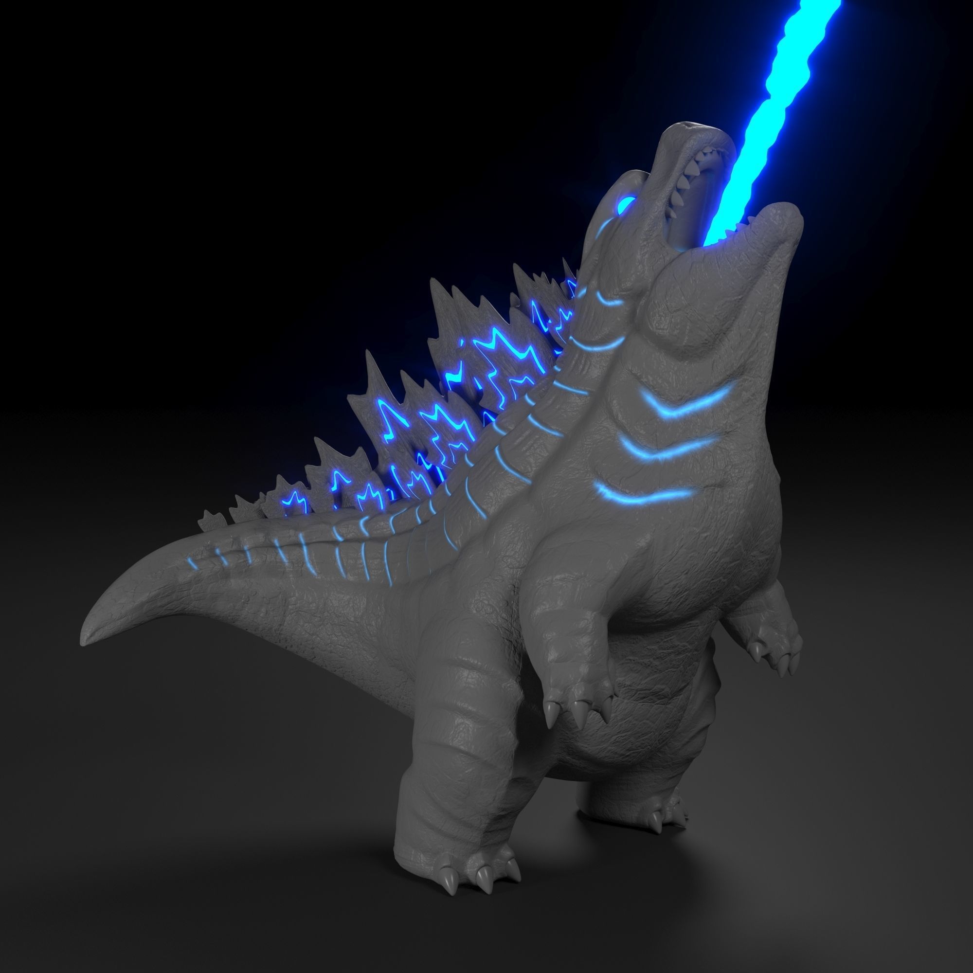 Cute Baby Godzilla 3D model | CGTrader