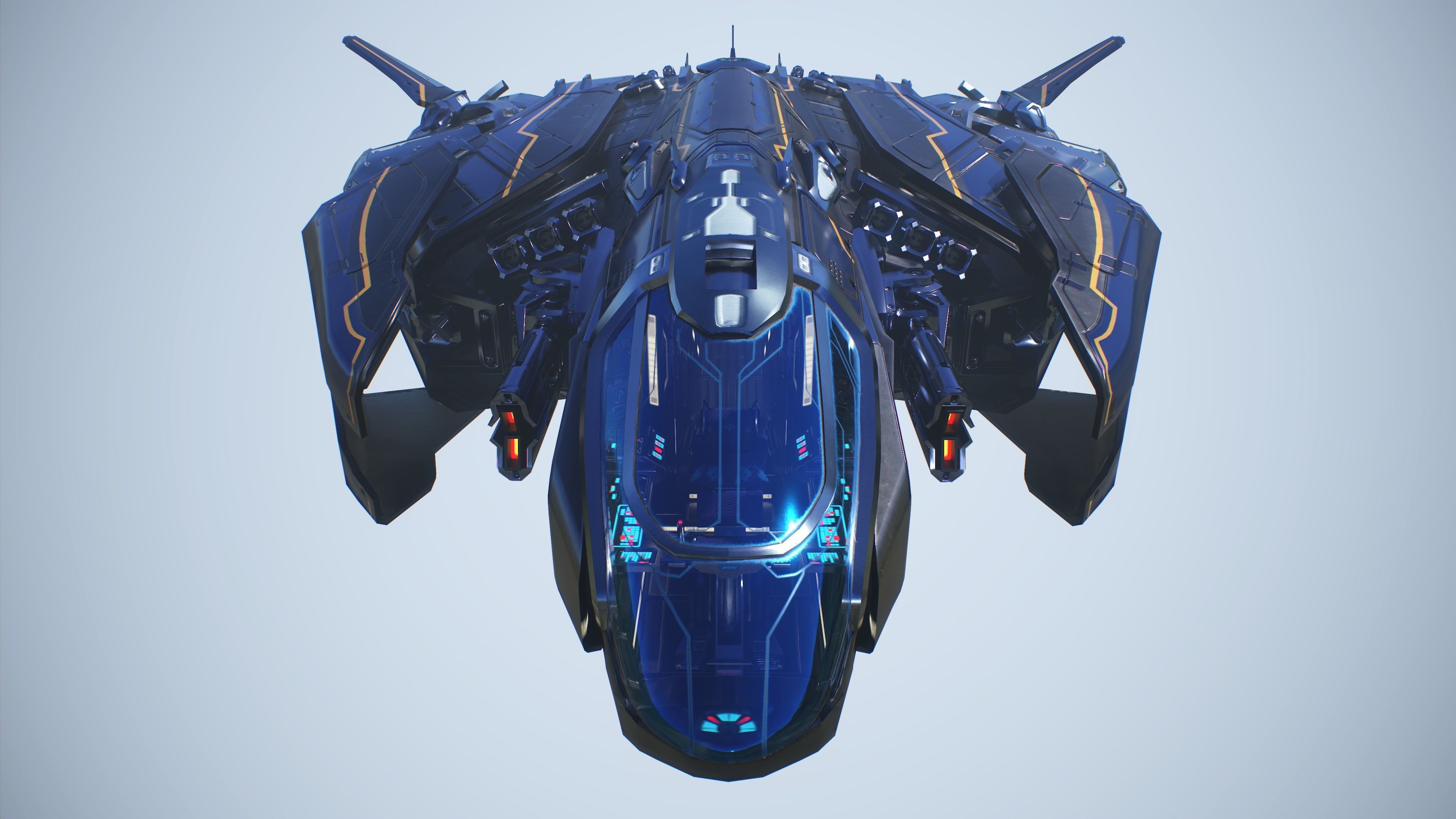 3D model Stellar Phoenix Shuttle - Spaceship VR / AR / low-poly | CGTrader