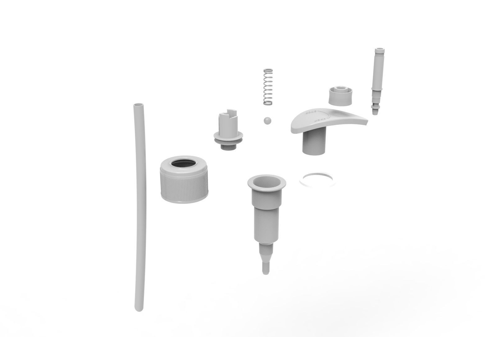 soap dispenser mechanism 3D model | CGTrader