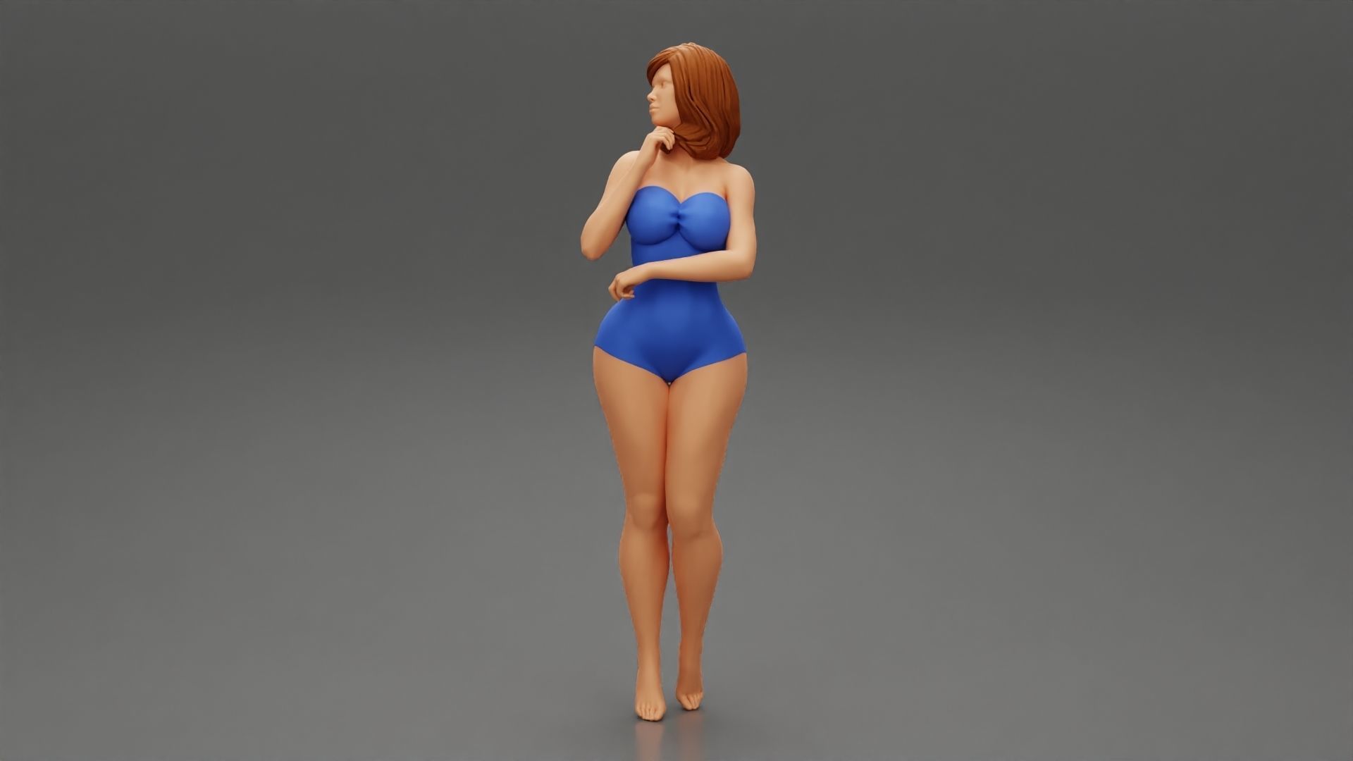 Sexy Thong One Piece Swimsuit 3d Model 3d Printable Cgtrader