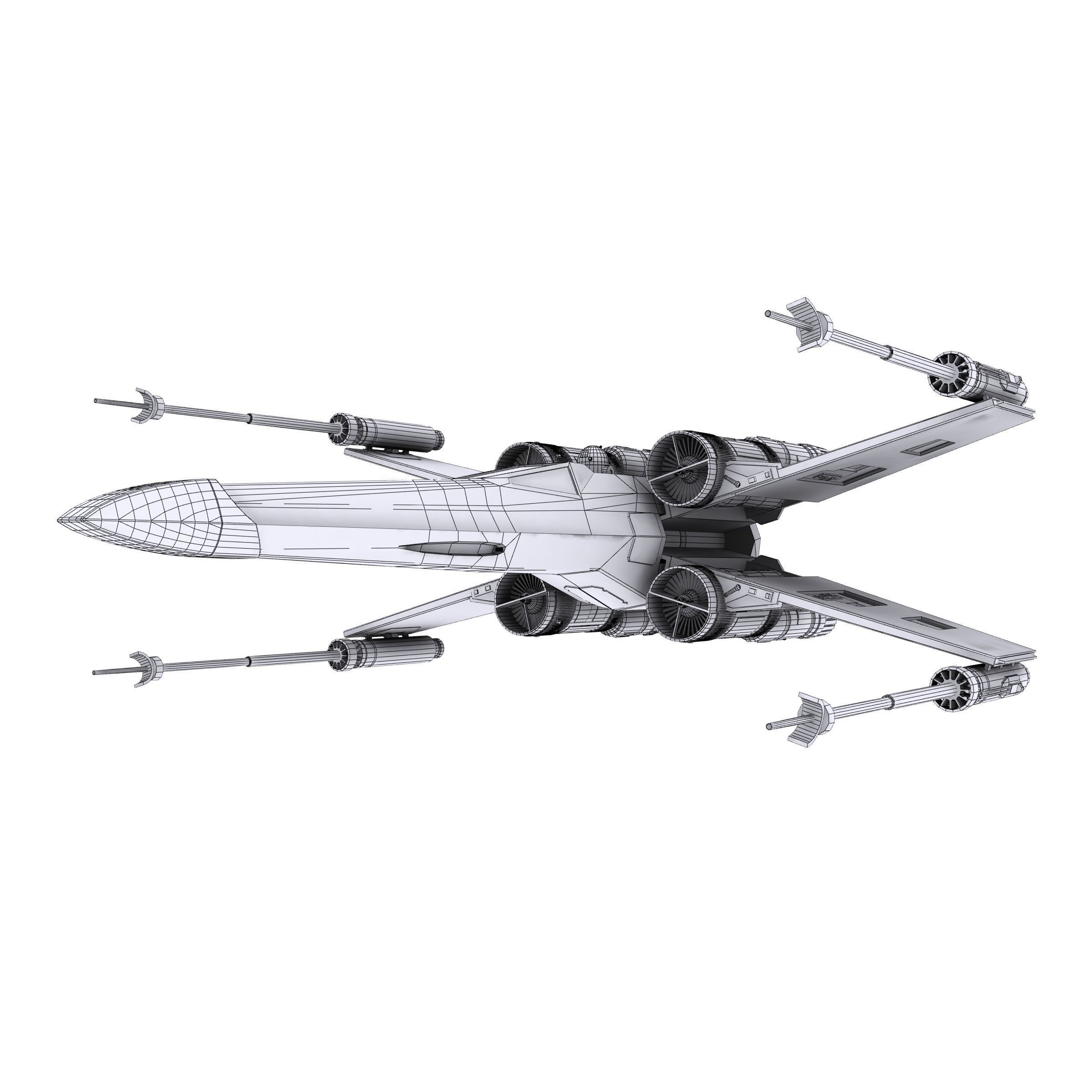 X-Wing Fighter 3D model | CGTrader