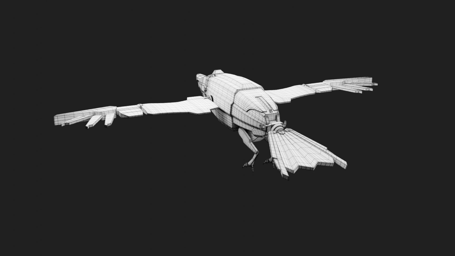 Robotic Raven 3D model 3D printable | CGTrader