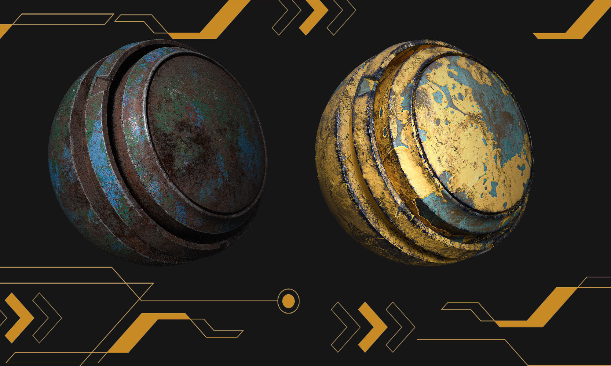 Smart Material Damage and Scratch Metal Texture | CGTrader