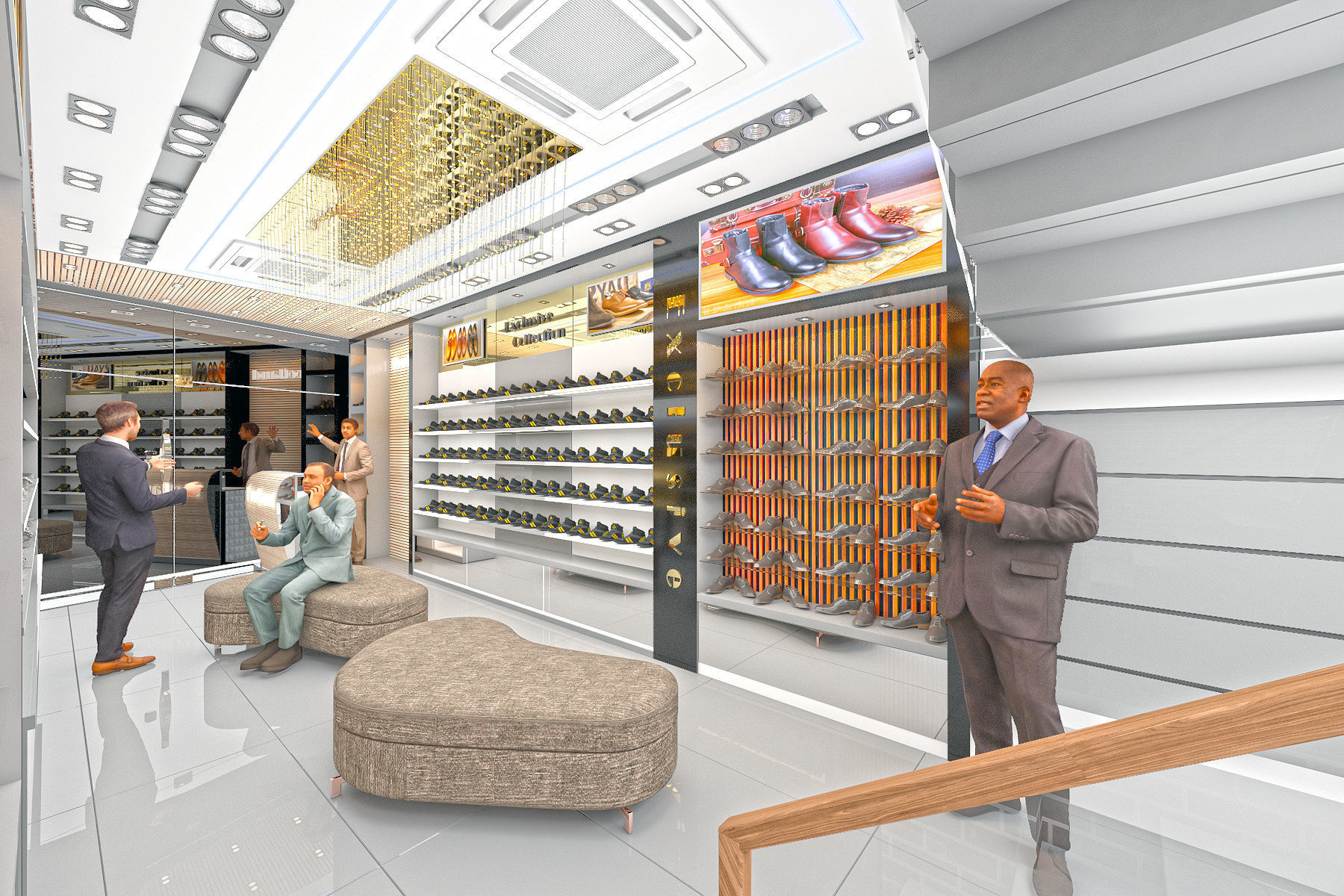 SHOE SHOP INTERIOR 3D model | CGTrader