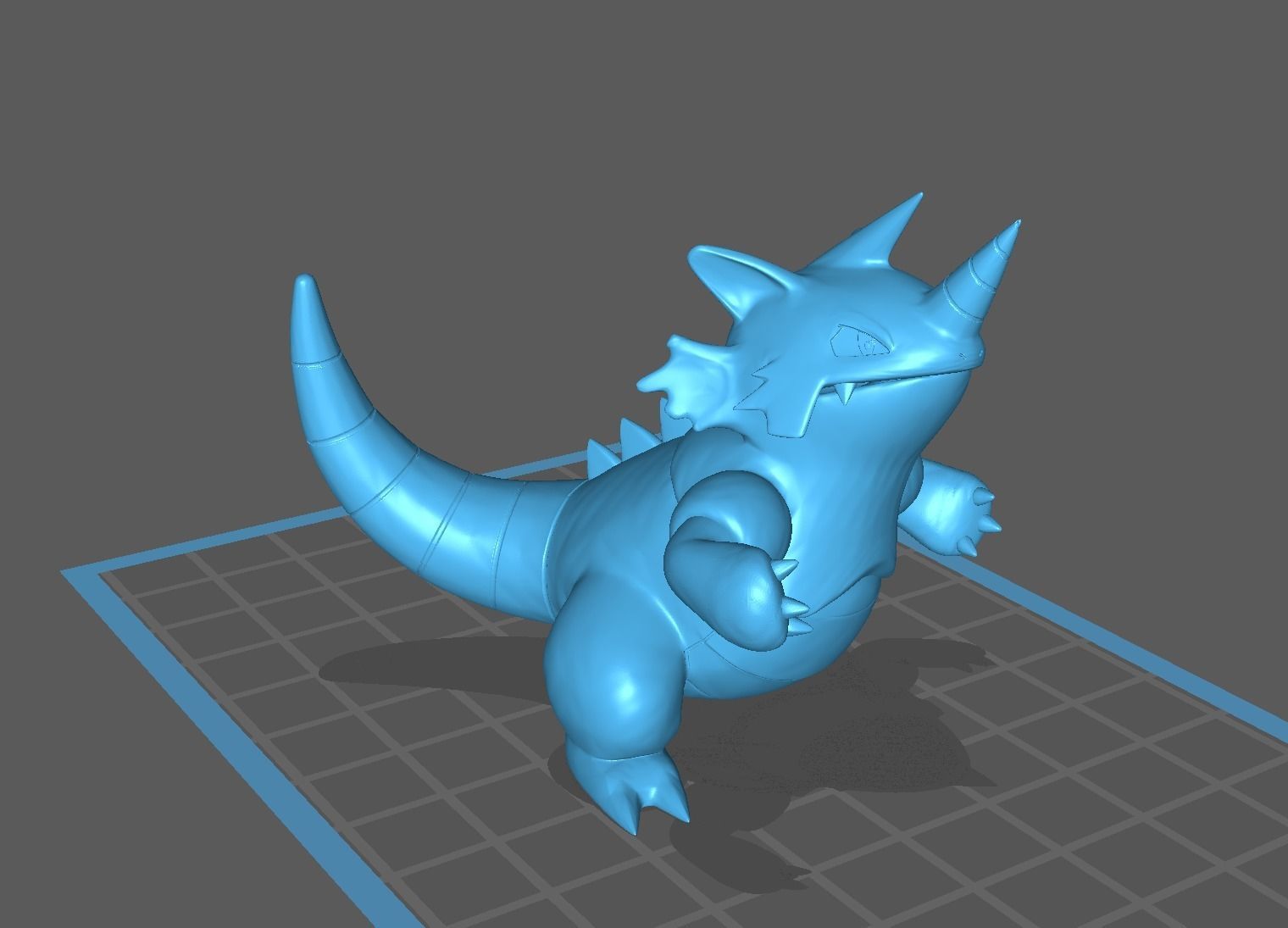 Rhydon pokemon 3D print model 3D model 3D printable | CGTrader