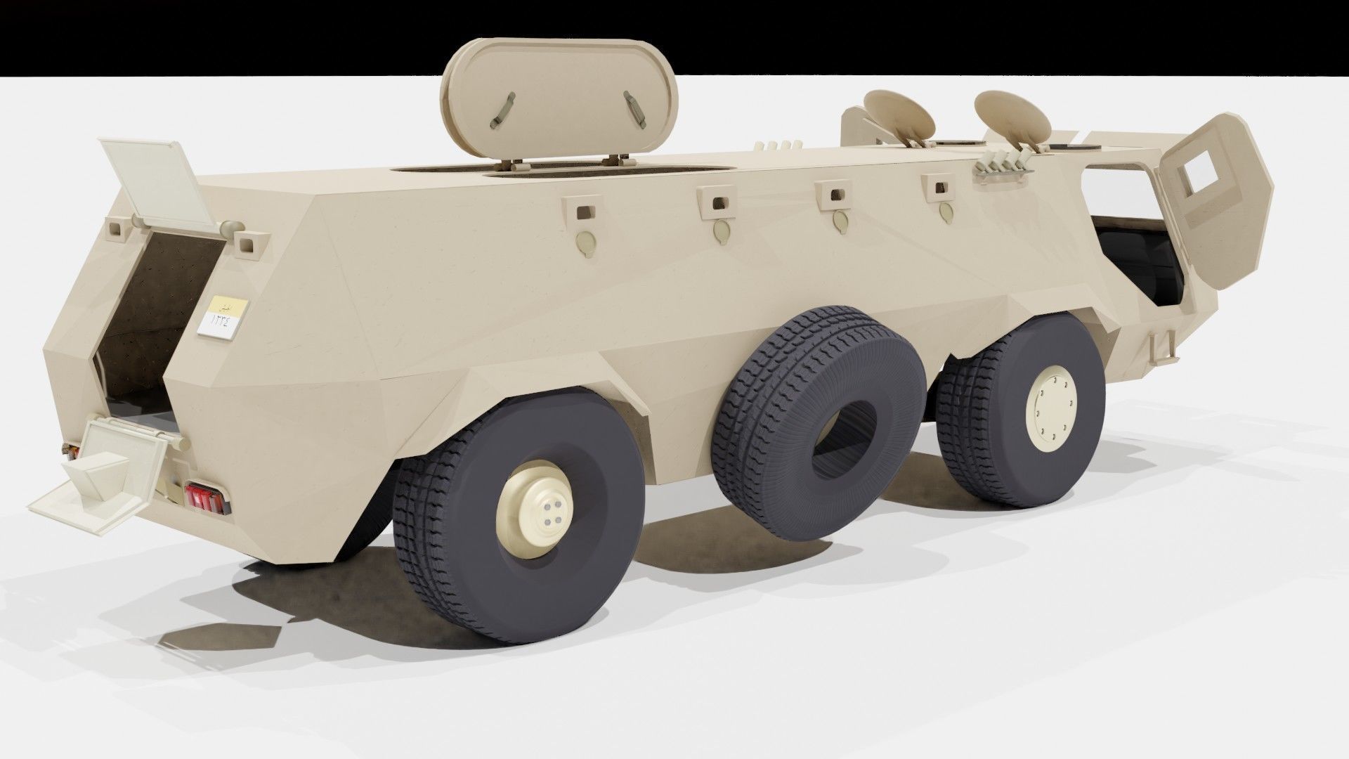 Fahd Egyptian armored vehicle 3D model | CGTrader