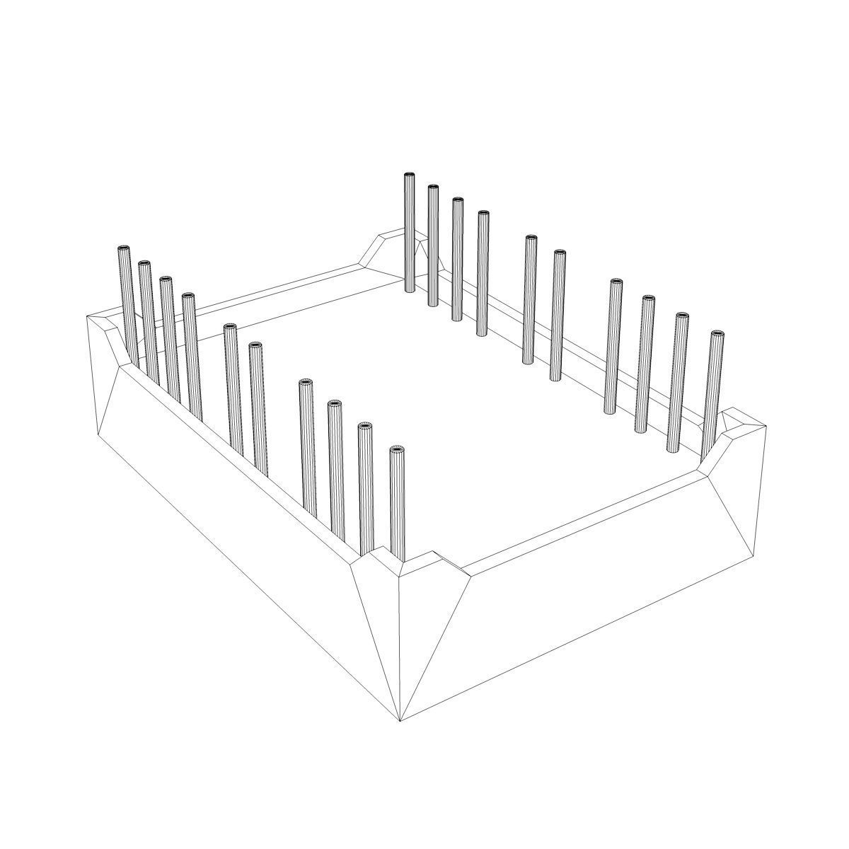 3D model 16-segment LED Display VR / AR / low-poly | CGTrader