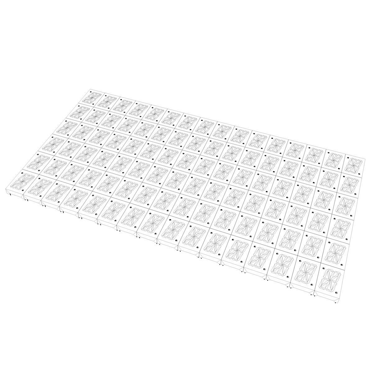 3D model 16-segment LED Display VR / AR / low-poly | CGTrader