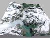 Mountain landscape Shakes glaiser 3D model | CGTrader