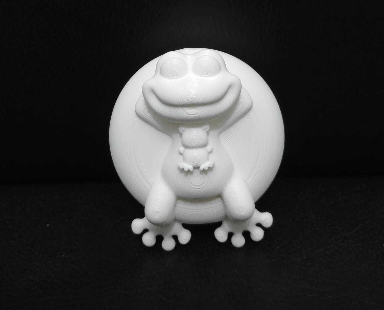 Floating Frog 3D model 3D printable | CGTrader