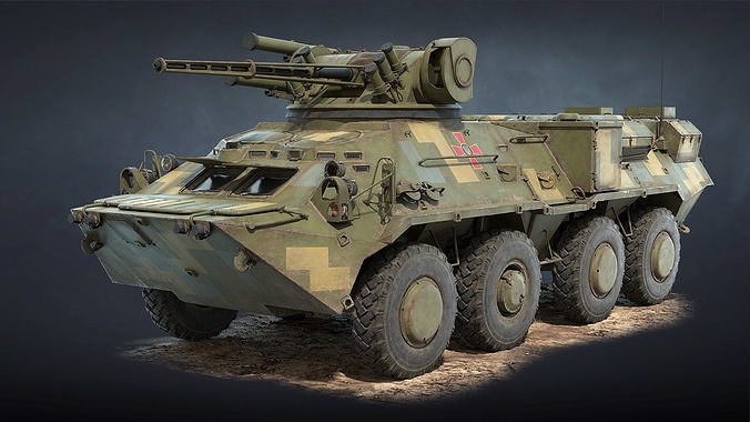 3D model BTR-3 Ukrainian APC Game Ready VR / AR / low-poly | CGTrader