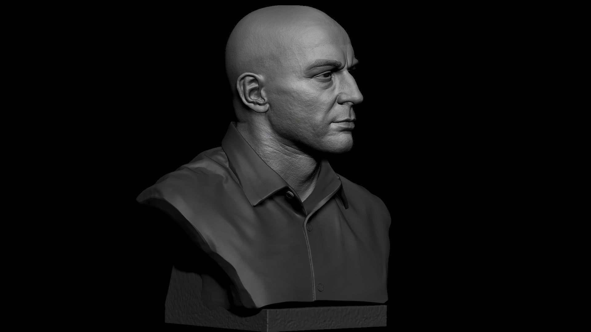 Joe Rogan 3D model 3D printable | CGTrader
