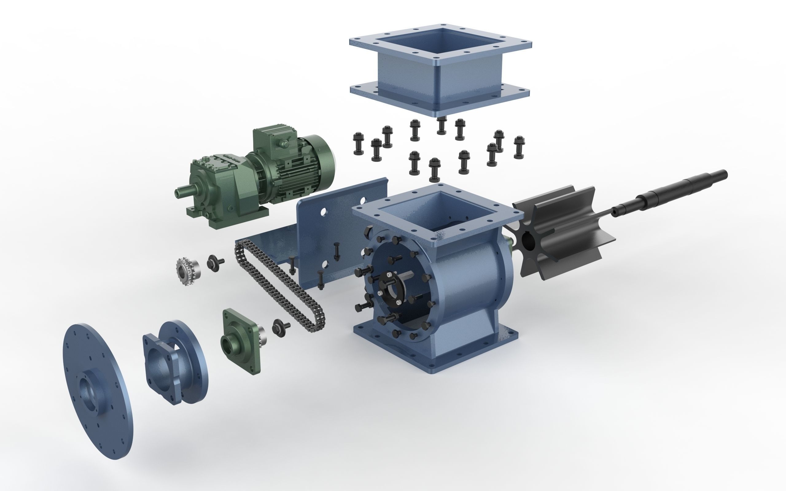 3D model Rotary valve VR / AR / low-poly | CGTrader