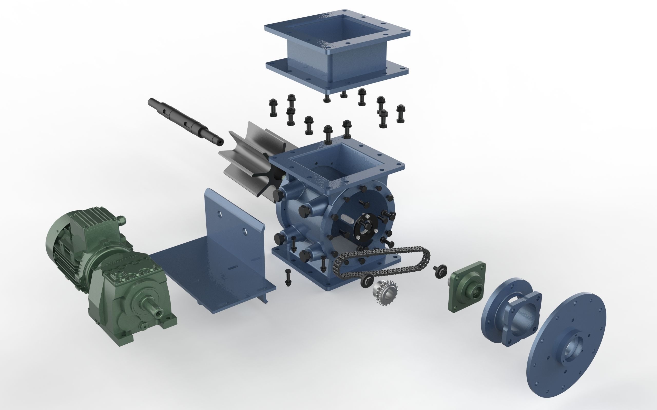 3D model Rotary valve VR / AR / low-poly | CGTrader